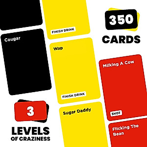 Do or Drink Act Out or Black Out Charades Drinking Card Games for Adults, Fun Adult Game with 350 Prompts - Great Party Game for Game Night, Bachelorette Parties, Couples, and More