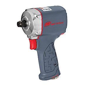 Ingersoll Rand 36QMAX 1/2" Short Drive, Air Impact Wrench, Quiet, Ultra Compact, 640 ft-lbs Nut-busting Torque, Maintenance Duty, Pistol Grip, Standard Anvil