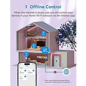 meross Smart Light Bulb, Smart WiFi LED Bulbs Works with Alexa, Google Home, Dimmable E26 Multicolor 2700K-6500K RGBWW, 810 Lumens 60W Equivalent, No Hub Required, 4 Pack