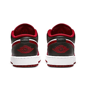 Nike Jordan Youth Air 1 Low GS 553560 163 - Size 6.5Y White/Gym Red-Black