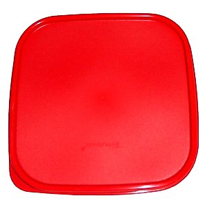 Tupperware Modular Mates Square Replacement Seal Red Lid Only