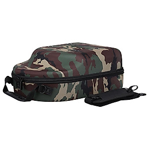 Lids Cap Luggage Container(Camo Exterior & Black Interior) - Durable Storage for Baseball Caps, Hat Organizer Holder for 6 Caps, Hat Travel Case, Carrier