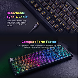 HAVIT KB875L RGB Backlit Mechanical Keyboard