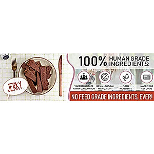 Pet Jerky Factory Premium Dog Treats | 100% Human Grade | USA Made | Grain Free | Turkey and Pumpkin, 5 oz.