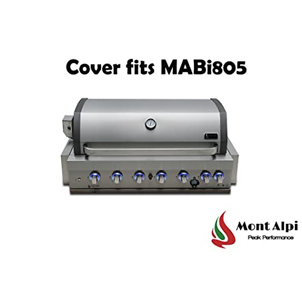 Mont Alpi 44 inch Heavy Duty All Weather Waterproof Grill Top Cover for MABi805 Built-in Stainless Steel Barbecue Outdoor Gas Grill