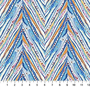 Northcott Freestyle by Dawn Gerety 24867 44 Multi Chevron