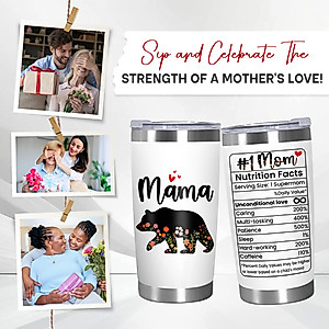 OASSIE Mothers Day Gifts for Mom from Daughter Son - 20 oz Stainless Steel Insulated Coffee Tumbler With Lid - Mother's Day Birthday Gifts for Women Mama Mother-In-Law, Presents for Mom Stepmom