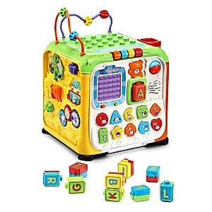 VTech Ultimate Alphabet Activity Cube, Green, 12 months to 60 months, 1 piece