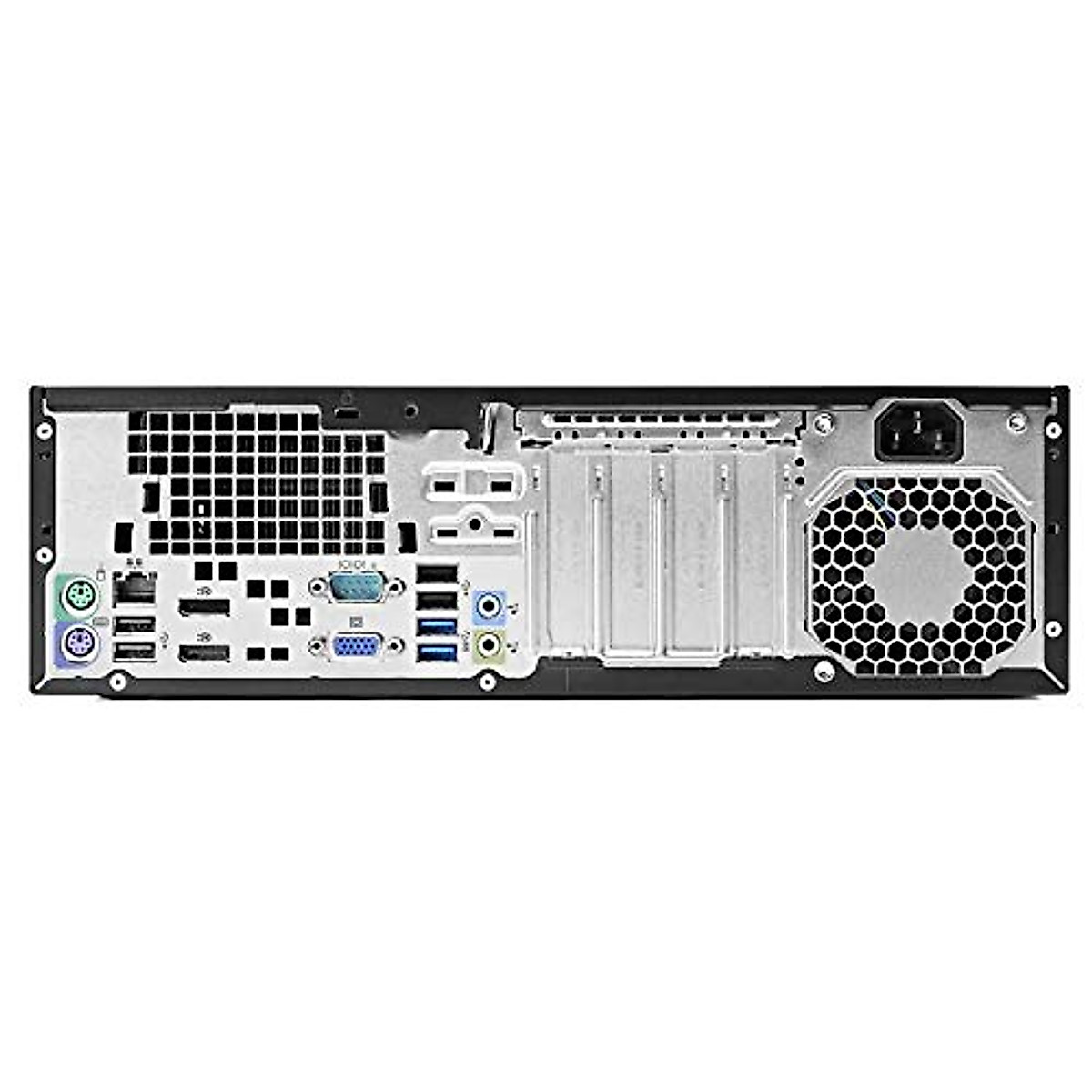 HP EliteDesk 800 G1 SFF Desktop, Intel i7, 16GB, 500GB SSD, Dual (2) E243 24-inch HP FHD Monitors, WiFi, Windows 10 Pro (Renewed)