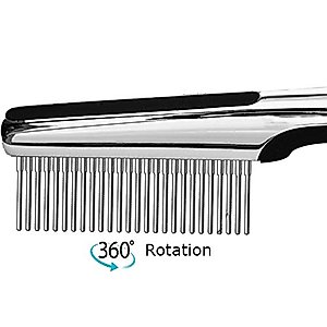 Resco Premium Rotating Pin and Flea Comb Set