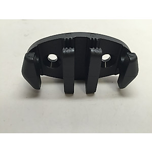 MARINE BOAT CANOE KAYAK PAIR of BLACK PC ZIGZAG ANCHOR CLEAT for BOW SAFETY LINE