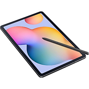 SAMSUNG Galaxy Tab S6 Lite 2022 ONLY WiFi with Pen 10.4 inch 7040 mAh 8MP SM-P613 International Version Dual Camera (w/Fast Car Charger Bundle) (64GB + 4GB, Oxford Gray)