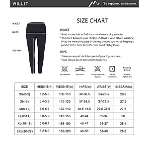 Willit Women's Horse Riding Pants Knee-Patch Equestrian Breeches Horseback Schooling Tights Zipper Pockets Black S