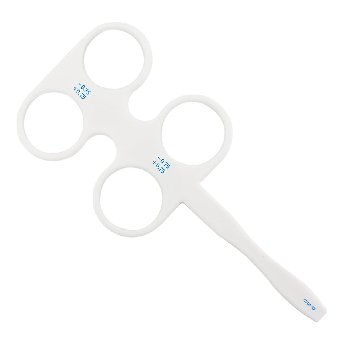 4 Lens Plastic Optical Flipper Ophthalmic Holder Eye Trainer occluder Optometry Equipment (Color : 0.50)