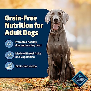 Blue Buffalo Freedom Grain-Free Dry Dog Food, Complete & Balanced Nutrition for Adult Dogs, Made in the USA With Natural Ingredients, Chicken & Potatoes, 11-lb Bag