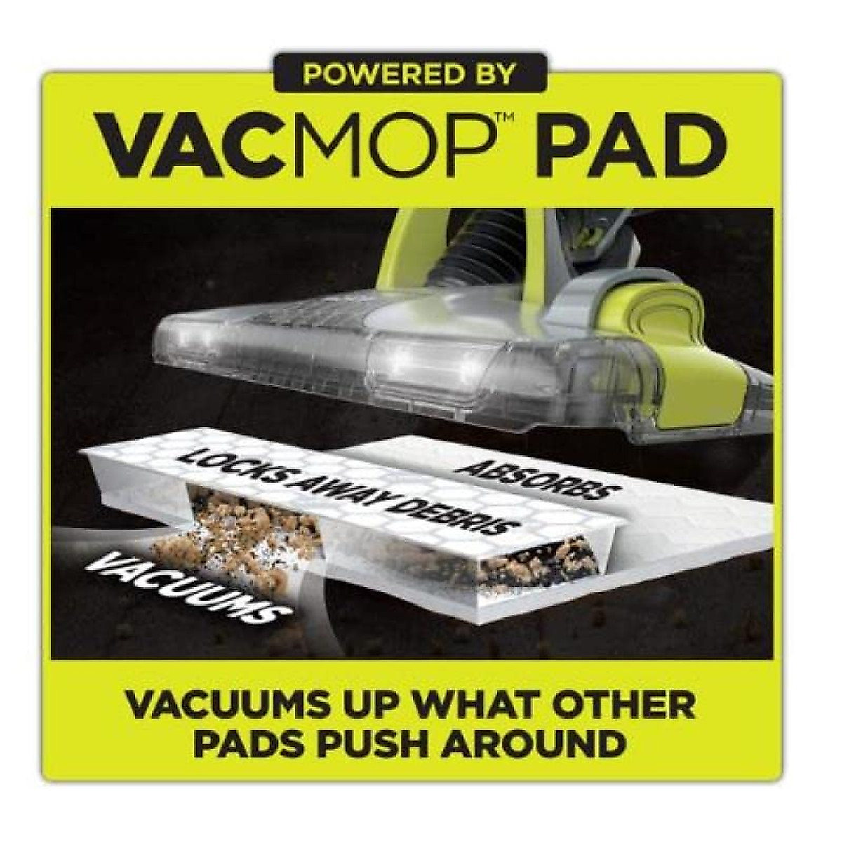 HOWAY Replacement Parts Disposable Hard Floor Pads Mop Cloths Compatible with for Shark VACMOP VM252 Vacuum Cleaner Accessories(1-10pcs) (4)