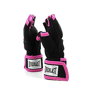 Everlast Evergel Handwraps Size: Medium/Large Black/Pink