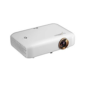 LG PH510P HD Resolution (1280 x 720) Portable CineBeam Projector, Built-in Battery (up to 2.5 Hours) - White