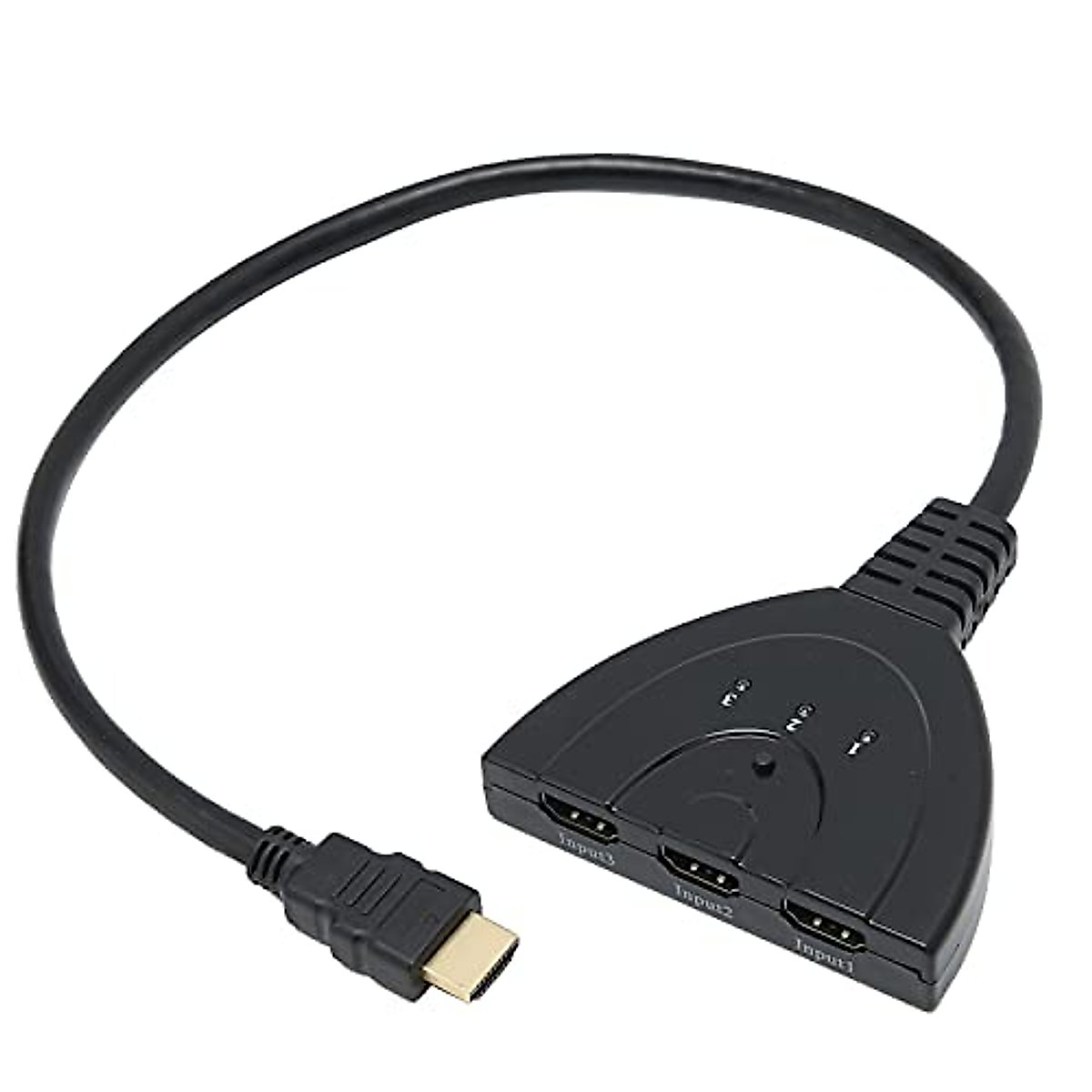 3 Port High Definition Multimedia Interface Switch, High Definition Multimedia Interface Switcher Stable Performance for Multimedia