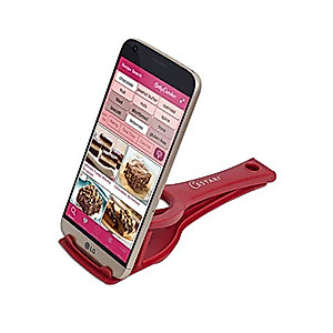 Cestari Recipe Holder Stand for Smartphones and Tablets, Keep Your Phone, Kindle, or iPad Convenient While Cooking - Original Kitchen Gadget Phone and Tablet Stand