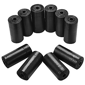 Mini Trash Bag, 10Rolls/200 Counts Strong Garbage bag for Car Trash Can/Small Sized Waste Bin/Desktop Trash Can, 0.5 gal Garbage Bags 12.0 * 8.7 inches, fit 2 Liter or less Trash Can