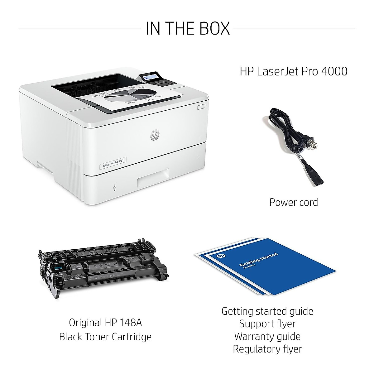 HP LaserJet Pro 4001dn Black & White Printer