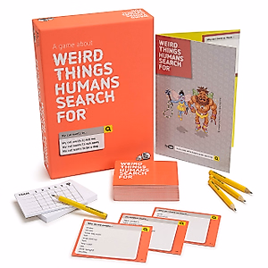 Weird Things Humans Search for, A Party Game About The Strange Side of The Internet, for Teens & Adults