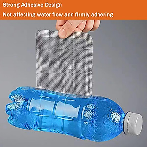 Disposable Hair Drain Stickers,100 PCS Floor Drain Sticker, Disposable Shower Drain Cover Hair Catcher Shower Drain Mesh Stickers, Sewer Filter Screen, Bathroom, Laundry, Bathtub, Kitchen, Sink