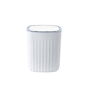 UNNIQ Trash can, Waterproof Sensor Trash Can, Bathroom Trash Bin with Lid, Office Touchless Garbage Can