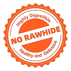 HEYISME Chicken Wrapped Sticks Pumpkin Dog Treats,14.1oz Rawhide Free Natural Dental Chews,Dog Training Treats,Dog Teeth Cleaning