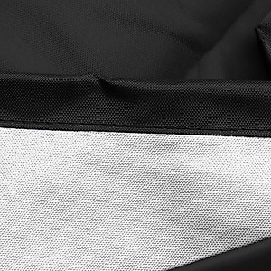 Vkinman Waterproof Wood Chipper Cover Heavy-Duty Wood Chipper Shredder Mulcher Cover 33"x45" Leaf Mulcher Cover, Black