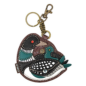 CHALA Bird Collection Women's Decorative Key Fob/Coin Purse Accessory - Loon Bird