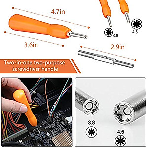 Vastar 17Pcs Triwing Screwdriver Set for Nintendo - Full Professional Screwdriver Bit Repair Tool Kit with S2 Steel for Nintendo New 3DS/2DS XL/NES/SNES Classic (2017)/Nintendo NDS/NDS