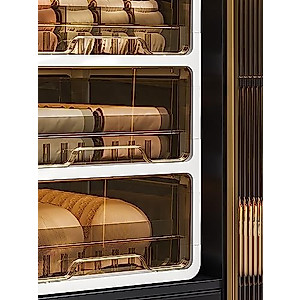 Socks Underwear Bra Drawer Organizer Divider, 1+10+15 Cell Closet Organizer for Clothing, Stackable Plastic Bins, Dresser Organizer Bins for Bedroom Organization, Folding Storage Boxes Set(3 in 1)