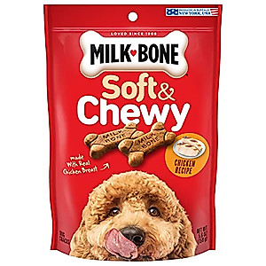 Milk-Bone Soft & Chewy Dog Treats, Chicken Recipe, 5.6 Ounce (Pack of 10) Made with Real Chicken Breast