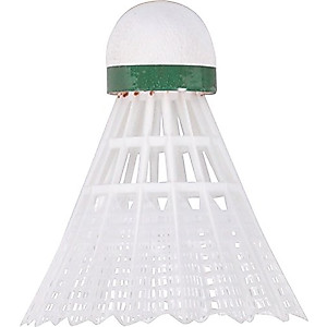 Victor Nylon Shuttlecock Shuttle 2000 6per can, white/green