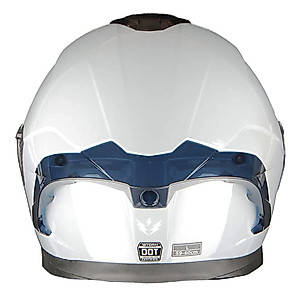 1Storm Motorcycle Full Face Helmet DOT Adults Street Bike Dual Visor Sun Inner Shield Anti Fog Pinlock Shield : Cement Grey