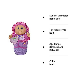 Cabbage Patch Kids Official, Newborn Baby Doll Girl - Comes with Swaddle Blanket and Unique Adoption Birth Announcement
