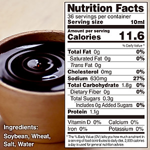 Soy Sauce Double Brewed Vintage 1000 Days Aged, Japanese Artisanal Handmade, Naturally Brewed, No Additives, Non-GMO, Made in Japan(360ml)【YAMASAN】