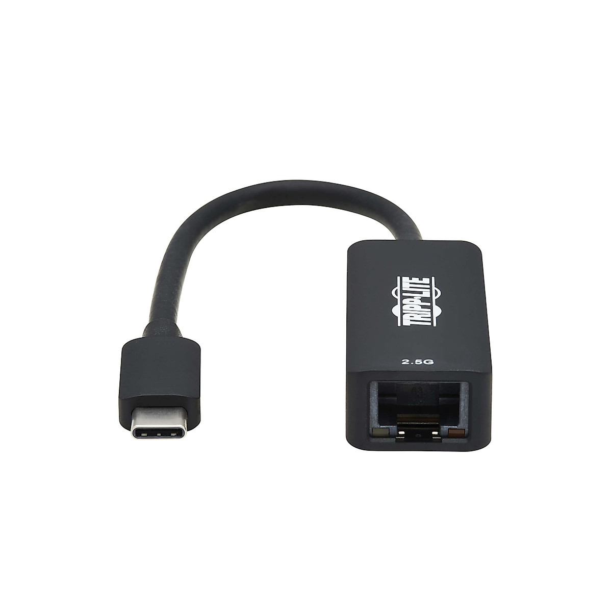 Tripp Lite USB-C to RJ45 Gigabit Ethernet Network Adapter Up to 2.5 Gigabits Per Second Network Speed - Windows, macOS, Chrome & Linux Widely Compatible - USB 3.2 Gen 1, 3-Year Warranty (U436-06N-2P5)