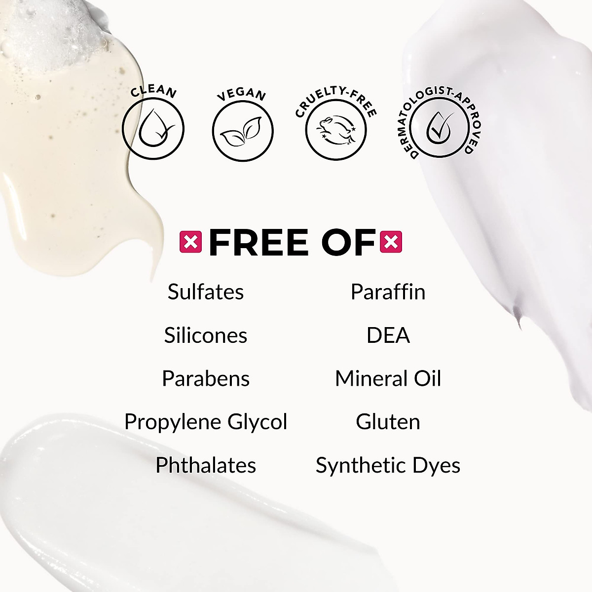 LUS (Love Ur Self) Fragrance-Free 3-Step System Shampoo and Conditioner Set with All-in-One Styler for Wavy Hair Nongreasy & Moisturizing - 8.5oz each