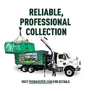 BAGSTER 3CUYD Dumpster in a Bag holds up to 3,300 lb, Green