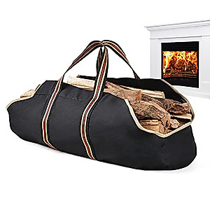 XCELLENT GLOBAL XG Firewood Carrier Bag, Log Carrier with Waterproof Fire Wood Carriers Carrying Prefect for Wood Fire Stove Indoor Outdoor Fireplace or Camping HG653