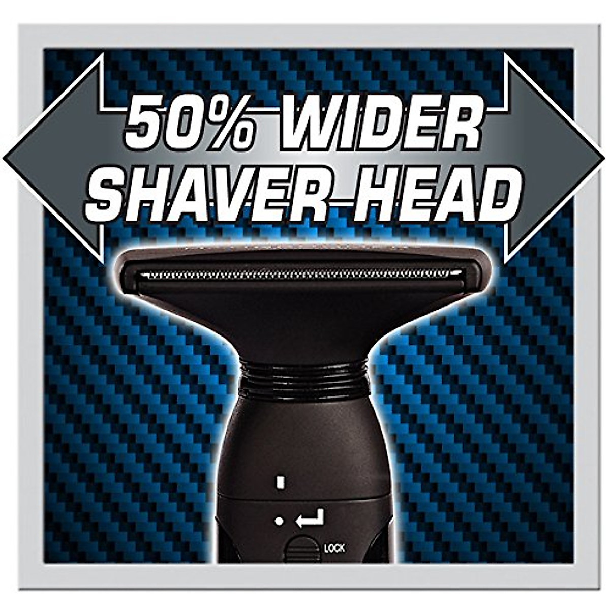 MANGROOMER Lithium Max Plus+ Back Hair Shaver (New 7th Generation) Complete Attachment Head With Shock Absorber Neck & New 50% wider Blade Design