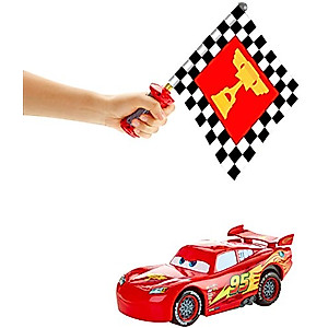Disney Cars Toys Flag Finish Lightning McQueen