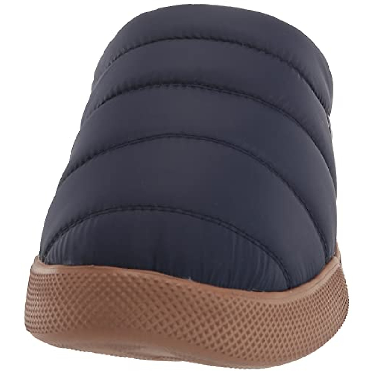 Dearfoams Men's Andre Indoor Outdoor Memory Foam Sport Lounge Clog Slipper, Peacoat, Medium