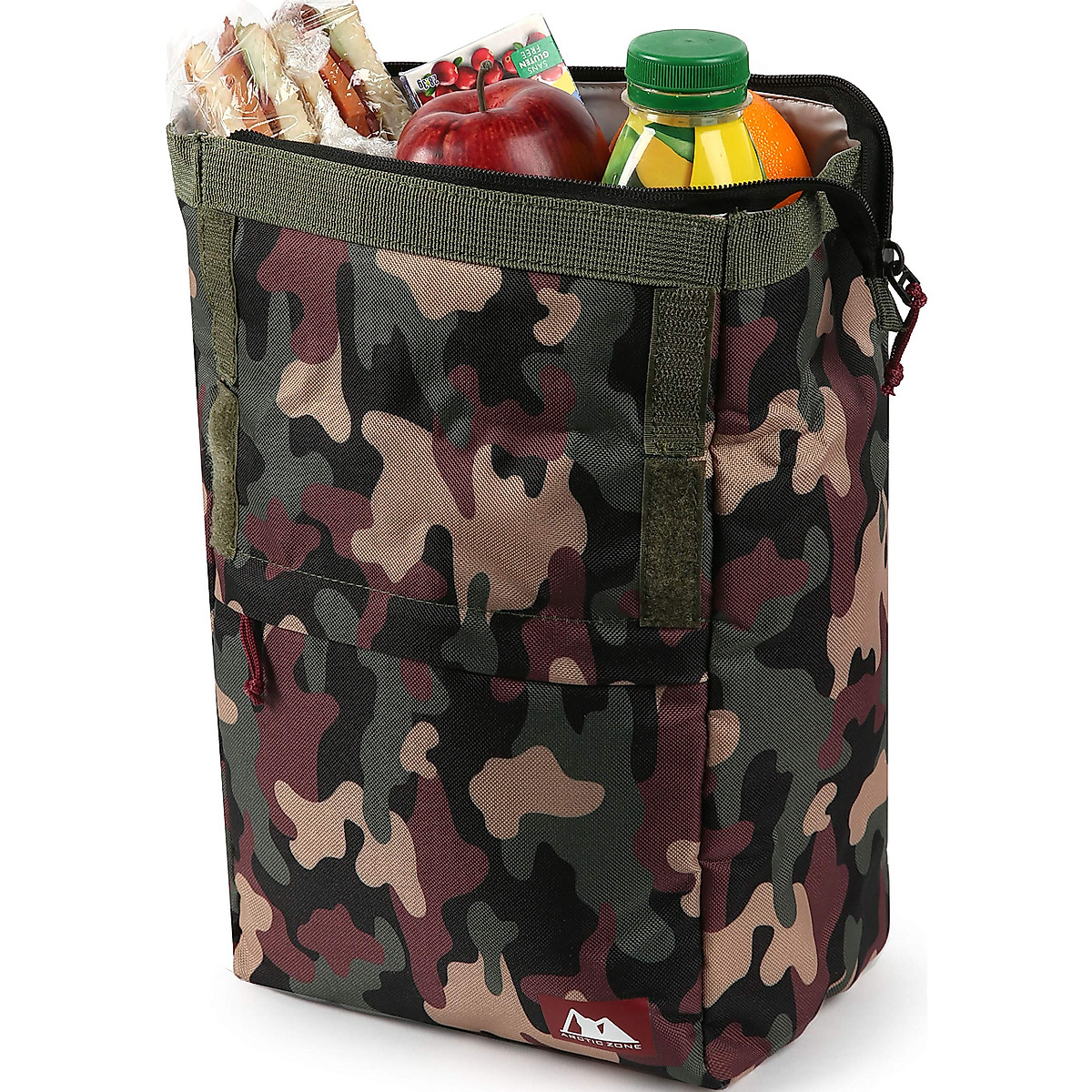 Arctic Zone Kids Classics Lunch Sack with 210g Ice Pack and 4 Piece Kids Sandwich Set - Blue