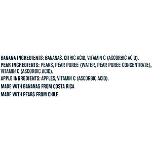 Gerber My 1st Fruits Starter Kit, Banana, Pear & Apple Puree, 2 Ounce Tubs, 2-Pack (Set of 6)