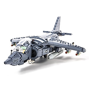 DAHONPA AV-8 Fighting Military Army Airplane Building Bricks Set, 807Pieces Air-Force Build Blocks Toy, Gift for Kid and Adult.