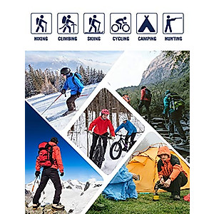 Camii Mia Women's Winter Warm Outdoor Slim Windproof Waterproof Ski Snow Fleece Hiking Pants (27W x 30L, Black)